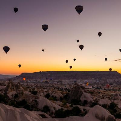 Hot Air Balloons Sunset Cappadocia Turkey Bing.. - KDE Store