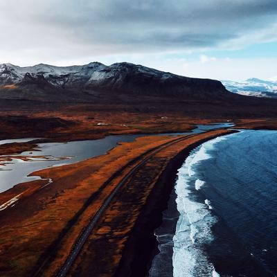 Coastline Wetlands Road Snaefellsnes Vegur Ice.. Coastline_ - KDE Store