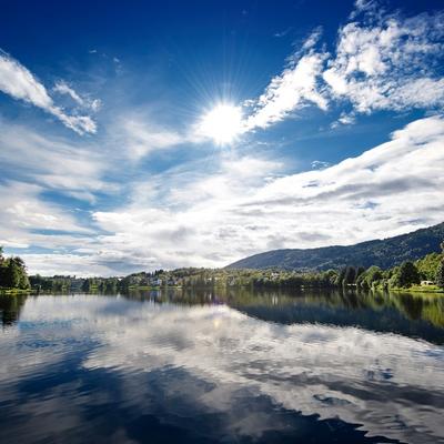 Summer Lake Reflections-landscape wallpaper se.. - KDE Store