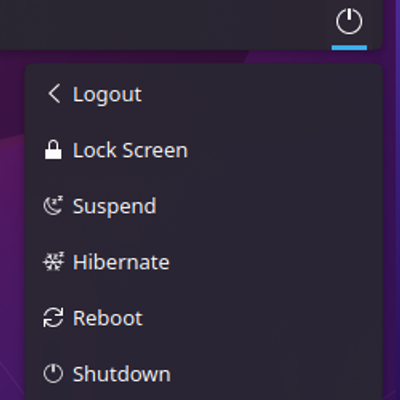 Compact Shutdown - KDE Store