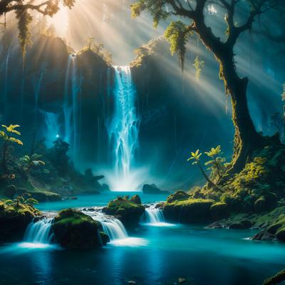 Magical Waterfall - KDE Store