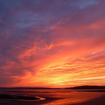 Beach sunset view - KDE Store