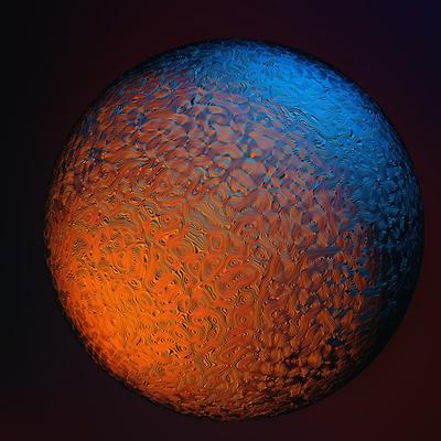 Metal Sphere 3D 2022 Abstract Object 5K Design - KDE Store