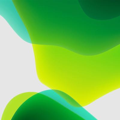 iOS 13 Apple 2019 Green Gradient Abstract - KDE Store