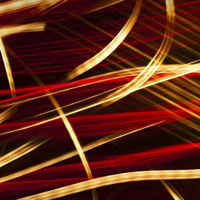 Glare golden waves stripes abstract design - KDE Store