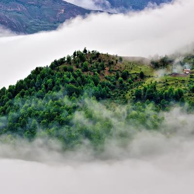 Iran Mountain Forest Mist Village-Nature High .. - KDE Store