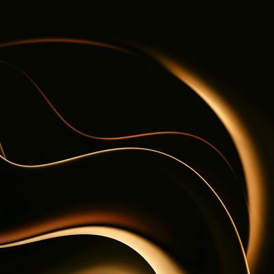 Gold Glare Abstract Gradient Curve Design 5K - KDE Store