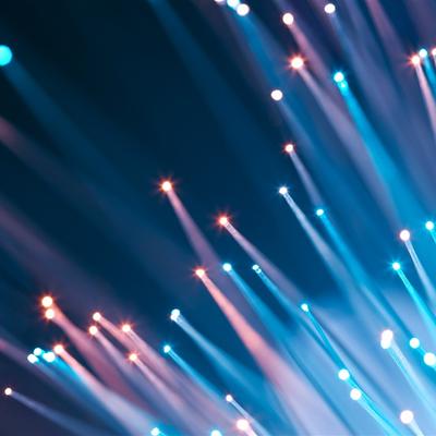 Blue glow rays abstract-High Quality Wallpaper - KDE Store