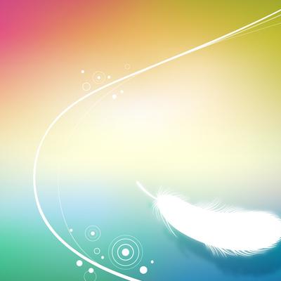 Colorful Dream Feather-abstract design wallpap.. - KDE Store