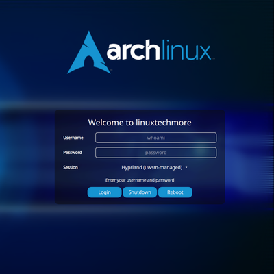 Elegant Arch Linux SDDM Theme - KDE Store