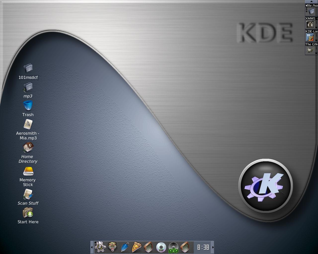 KDE Metal Curve Wallpaper - KDE Store