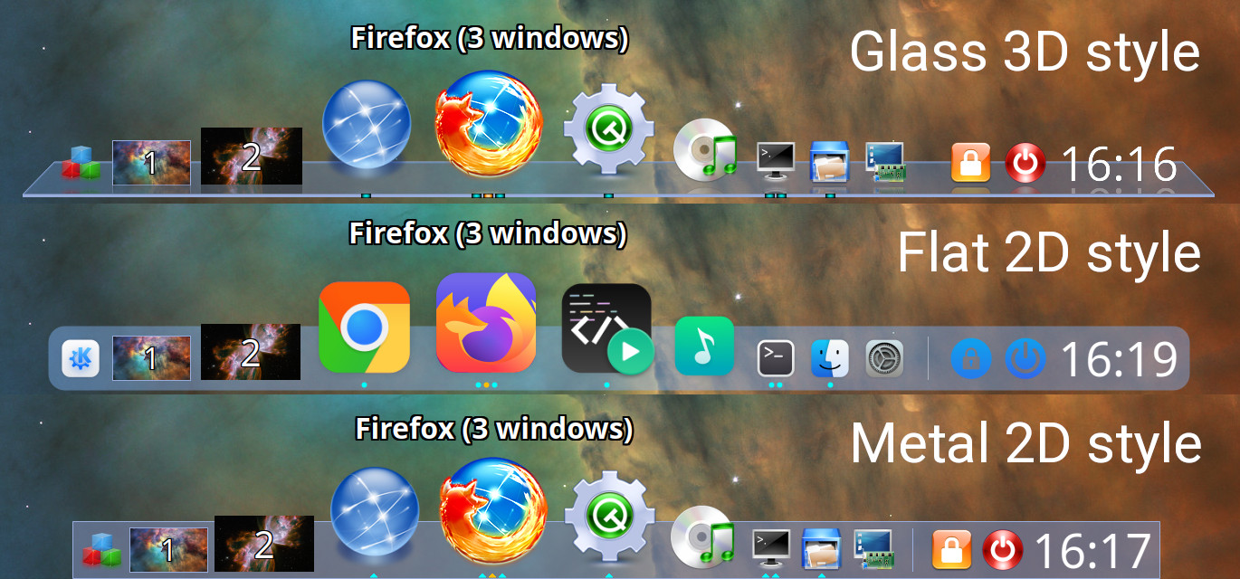 Crystal Dock - KDE Store