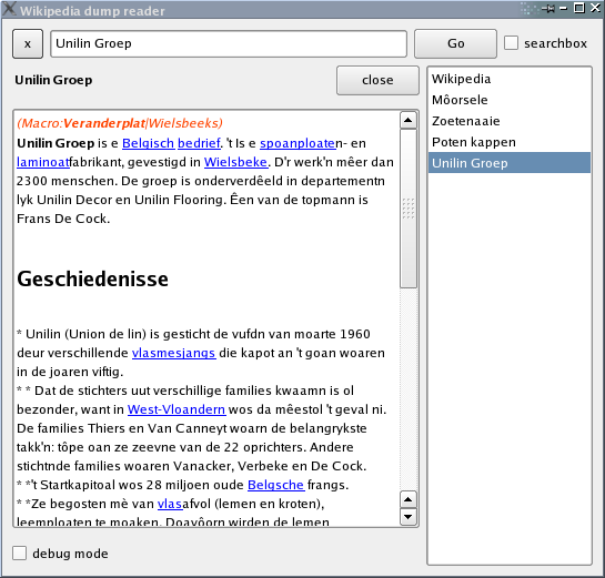 Wikipedia Dump Reader - KDE Store