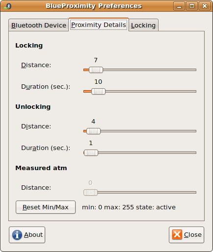 BlueProximity - KDE Store