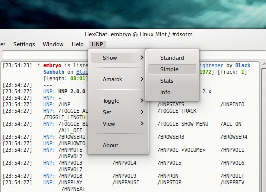 HexChat Now Playing - addons.videolan.org