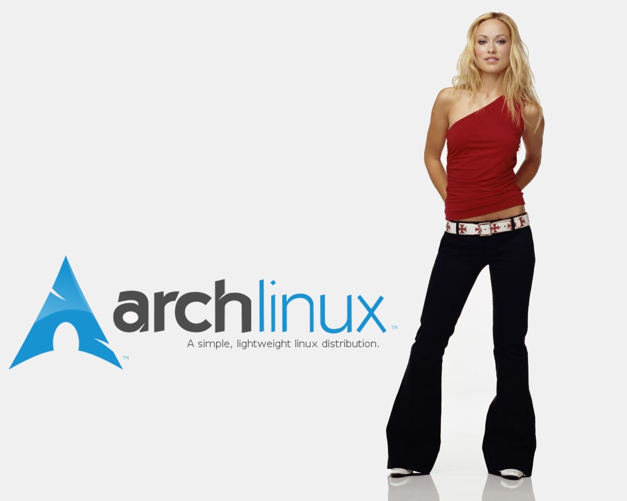 Arch Linux Wallpaper Girl