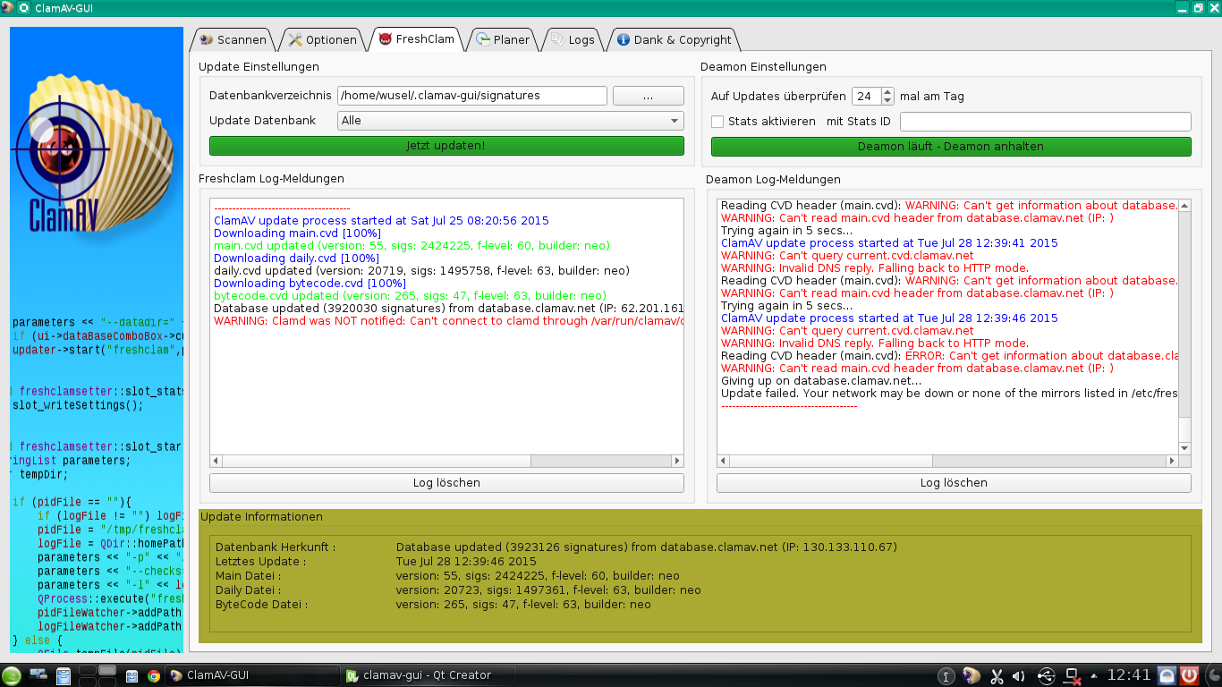 ClamAV-GUI - KDE Store