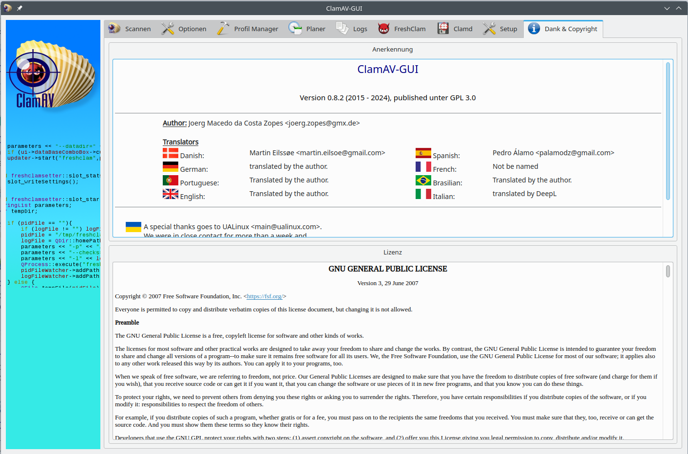 ClamAV-GUI - KDE Store