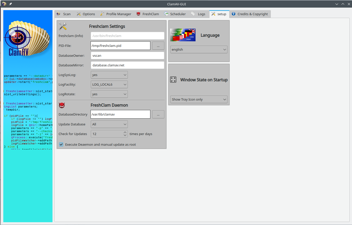 ClamAV-GUI - KDE Store