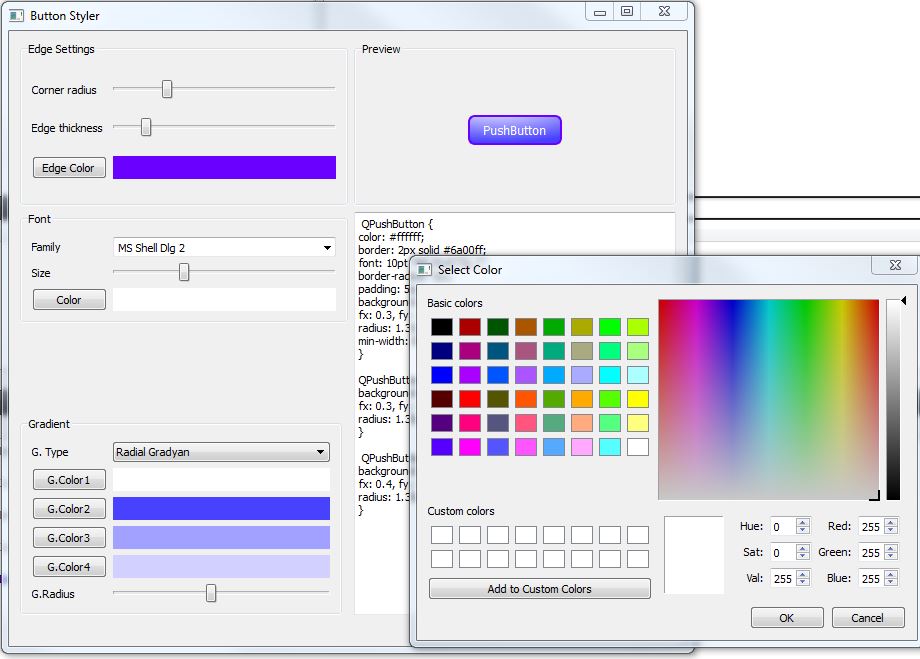 Button Styler - KDE Store