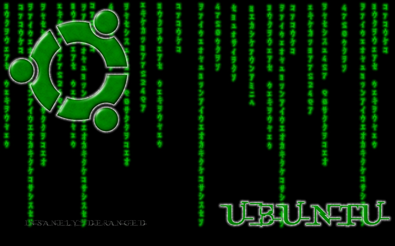 Ubuntu Matrix Wallpaper