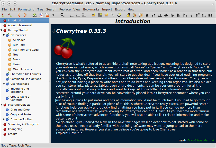 CherryTree - KDE Store