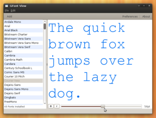 GFont Viewer - KDE Store