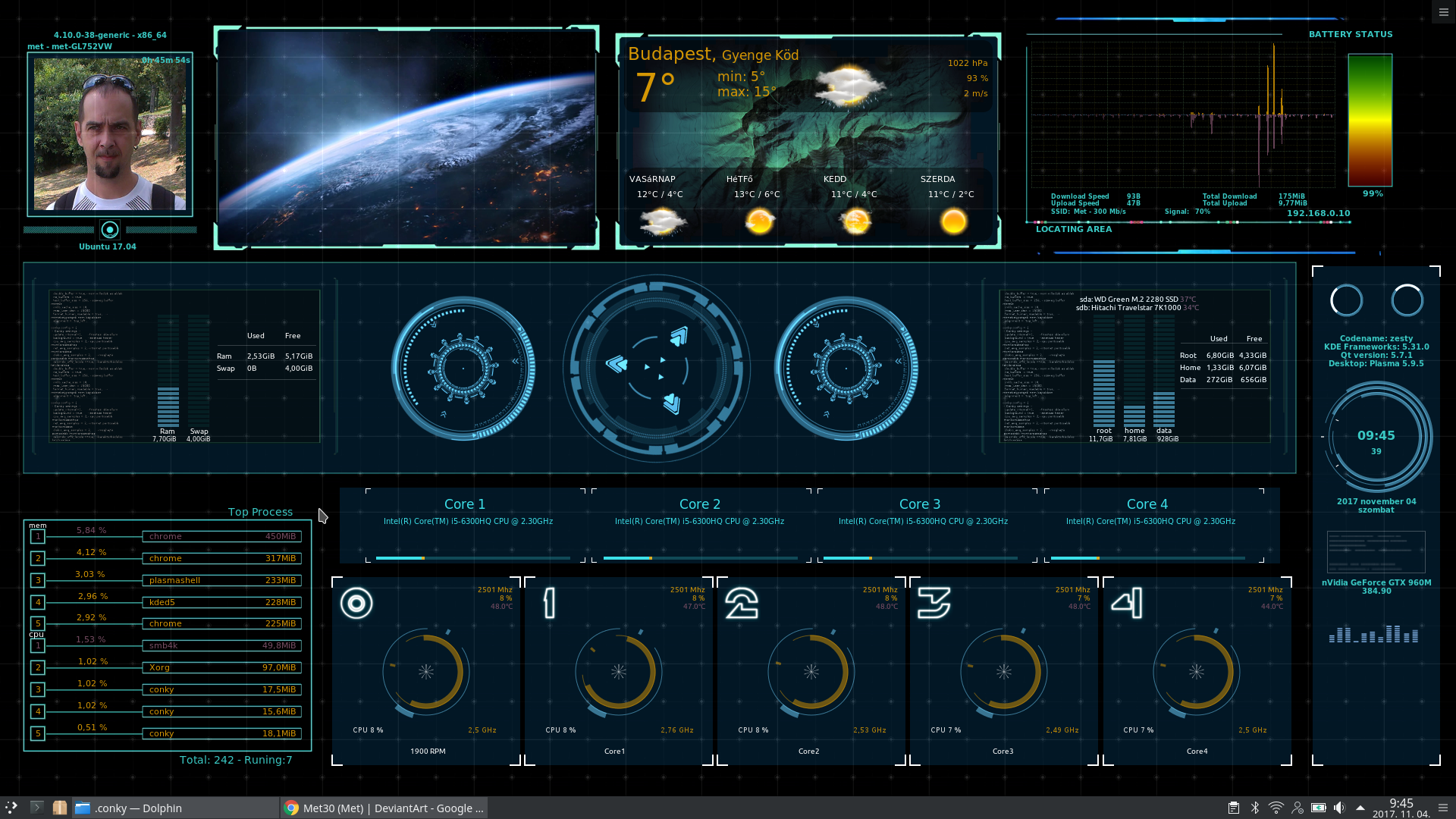 Sci-Fi HUD - KDE Store