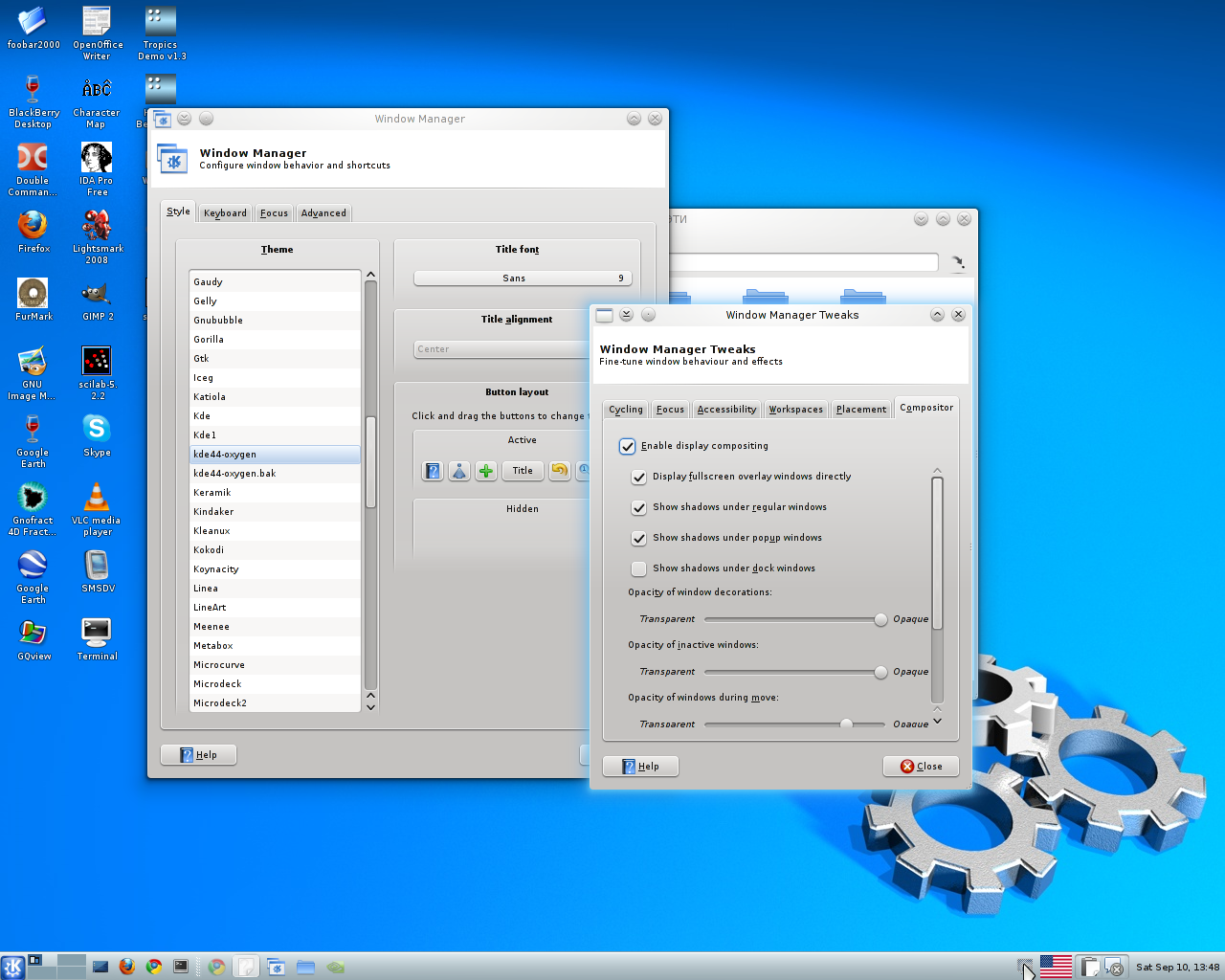 XFWM KDE4.8 Oxygen theme - KDE Store