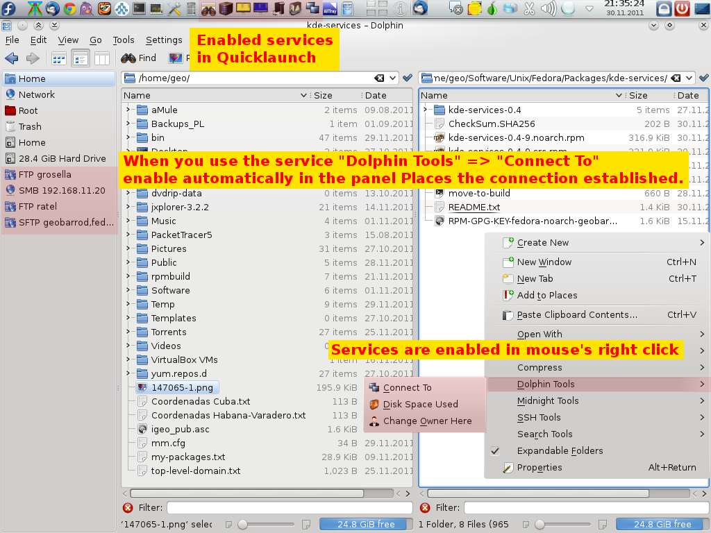 KDE-Services - KDE Store