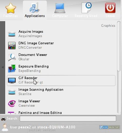 gif recorder qt - KDE Store