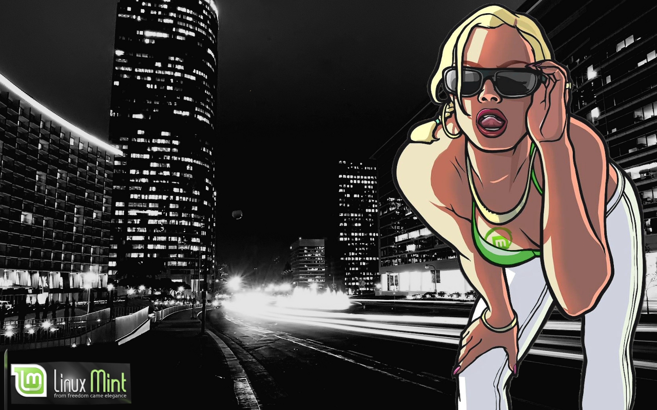 Linux Widescreen Babes