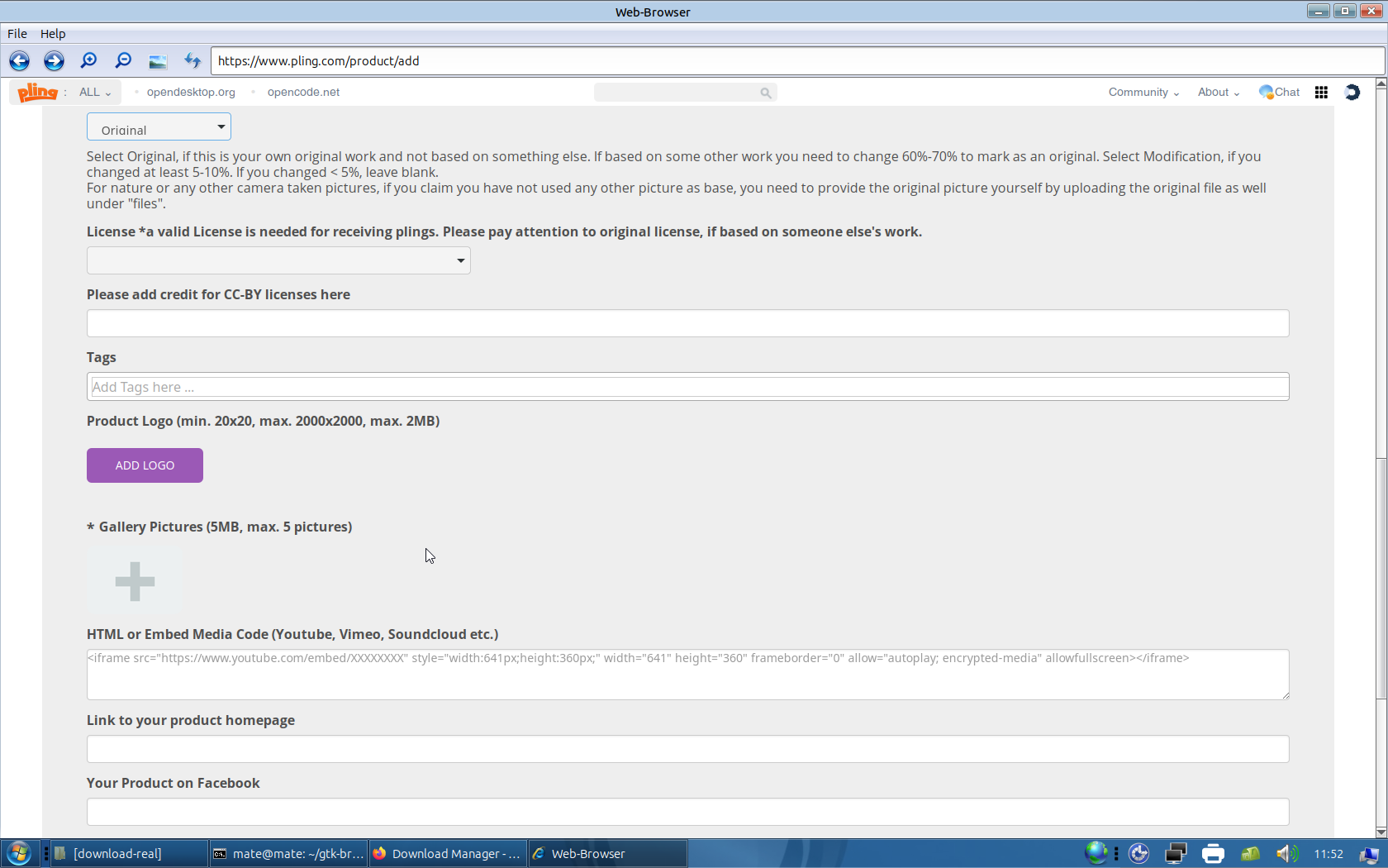 Small web browser webkit2gtk 4.1 written with A I - KDE Store