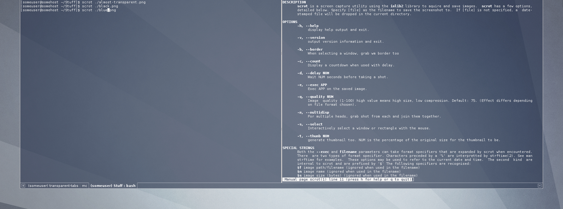 Transparent Tabs - KDE Store