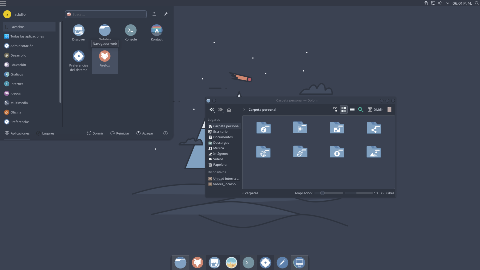 Zafiro-Nord-Dark-Blue - KDE Store