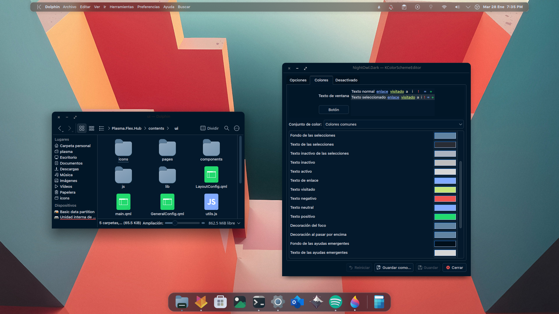 Night Owl Dark - KDE Store