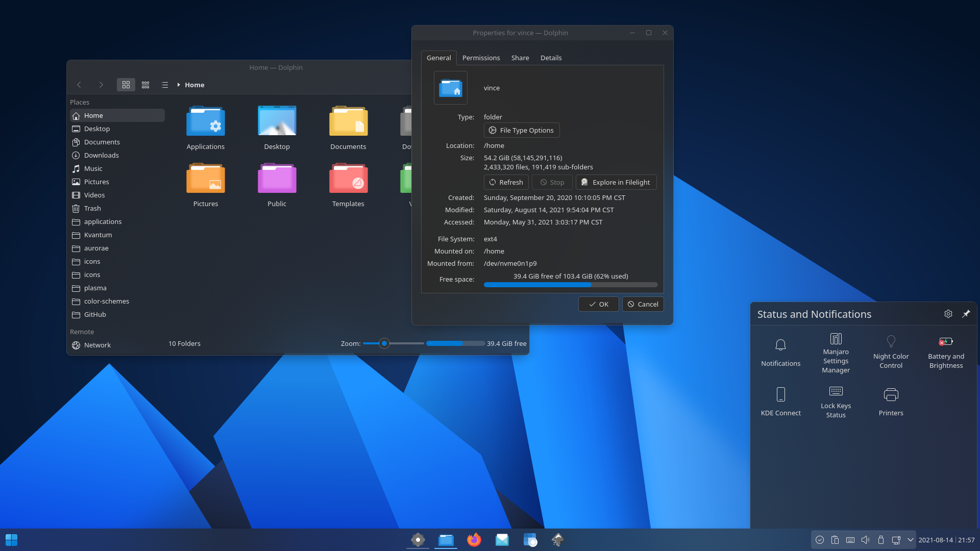 Windows11 Fluent dark - KDE Store