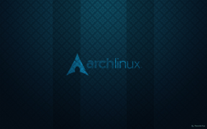 ArchLinux blue wallpaper - KDE Store