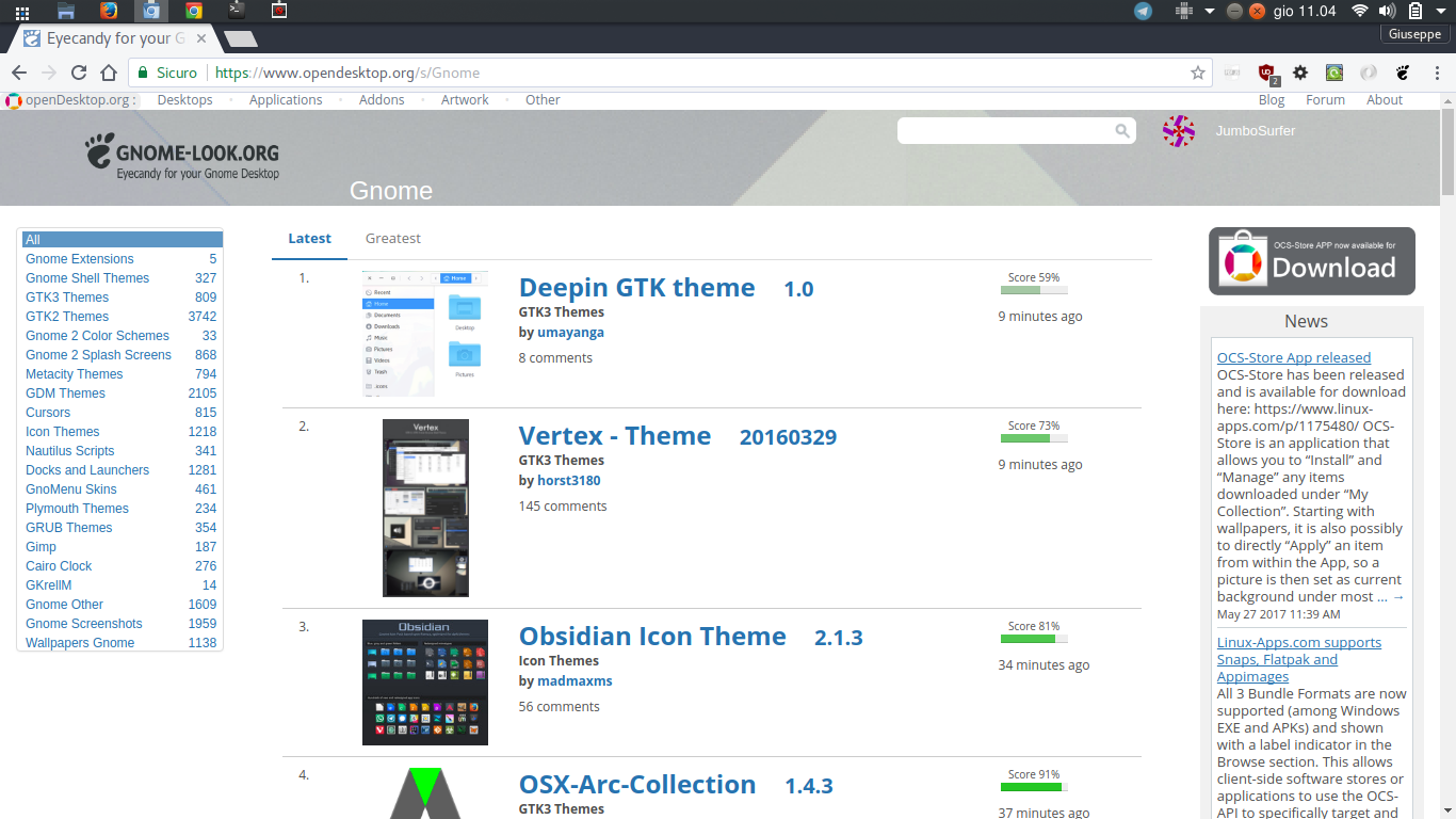 Simple, elegant gnome layout - KDE Store