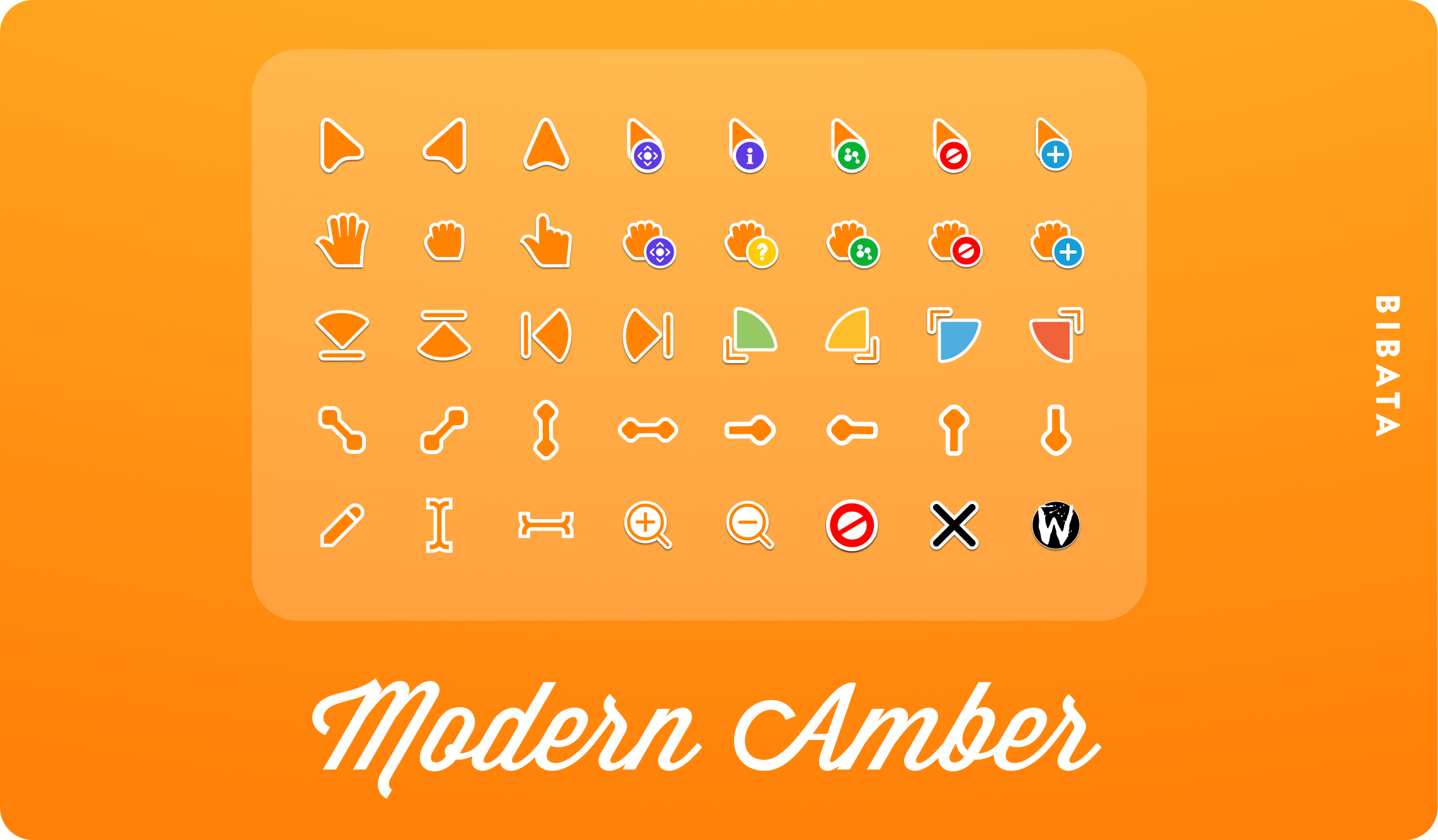 Bibata Modern Amber - KDE Store