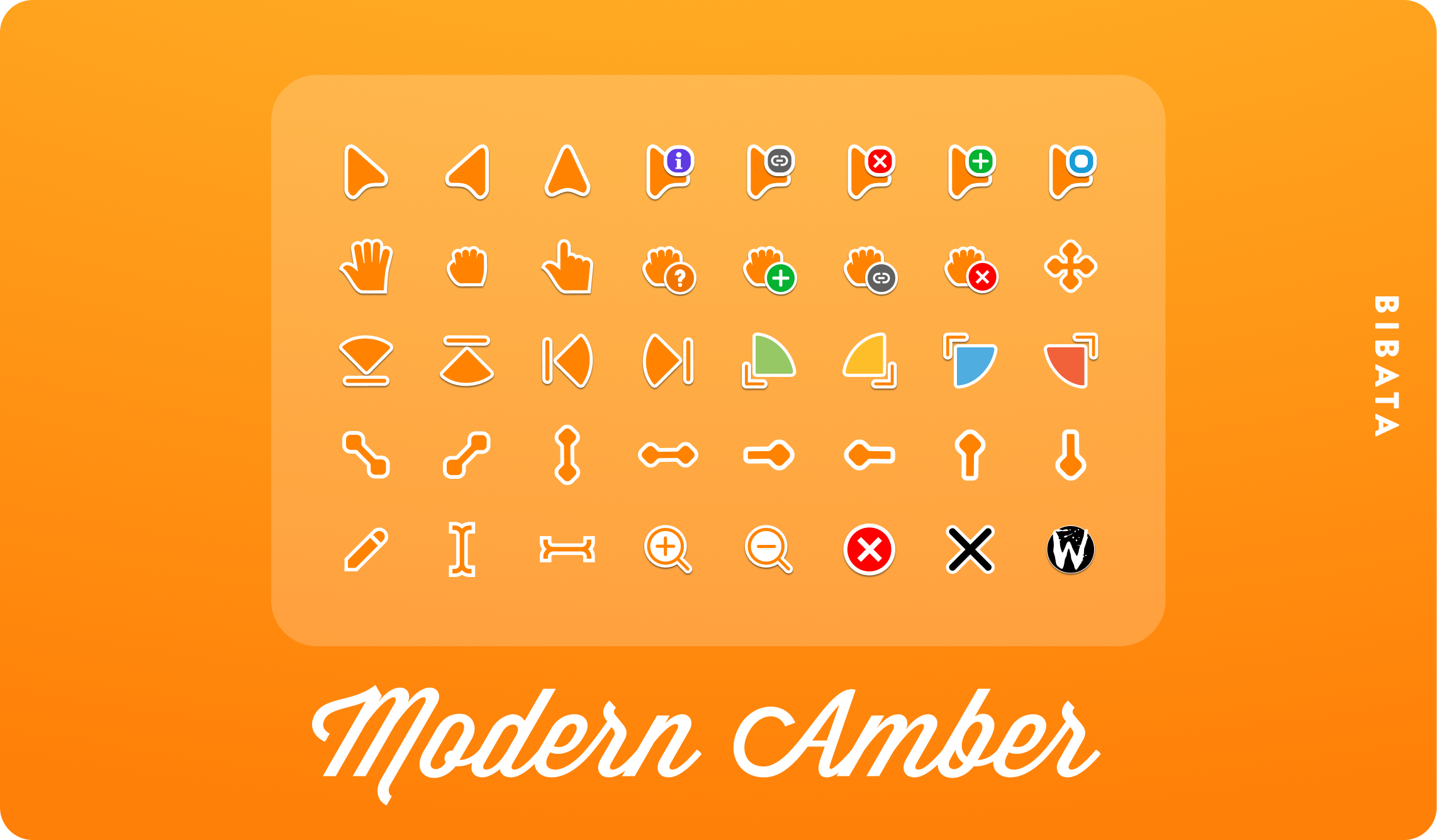 Bibata Modern Amber - KDE Store