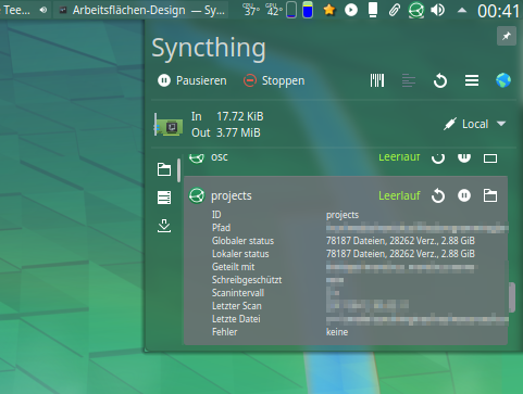 Syncthing Plasmoid - KDE Store