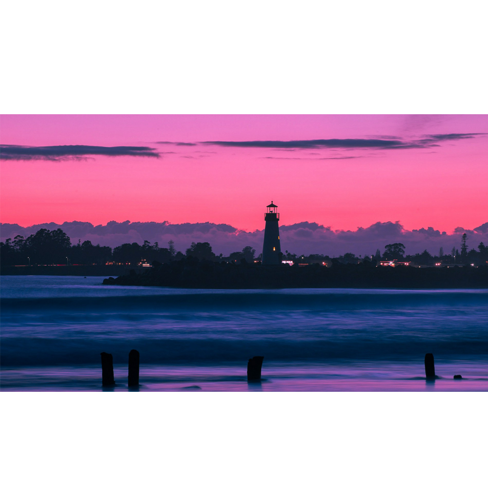 Gradient lighthouse - 4k - KDE Store
