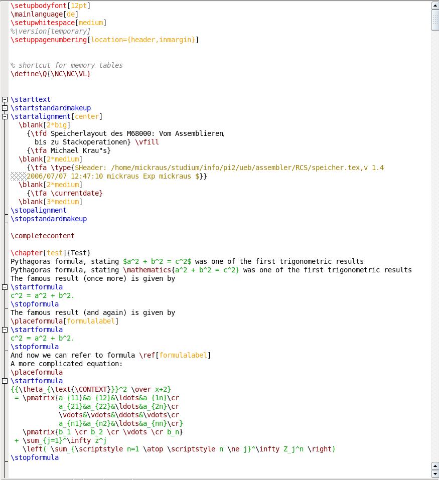 ConTeXt - Syntax Highlighting - KDE Store