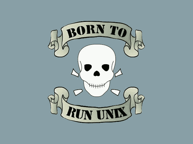 Born to Run Unix / Grub splash - KDE Store