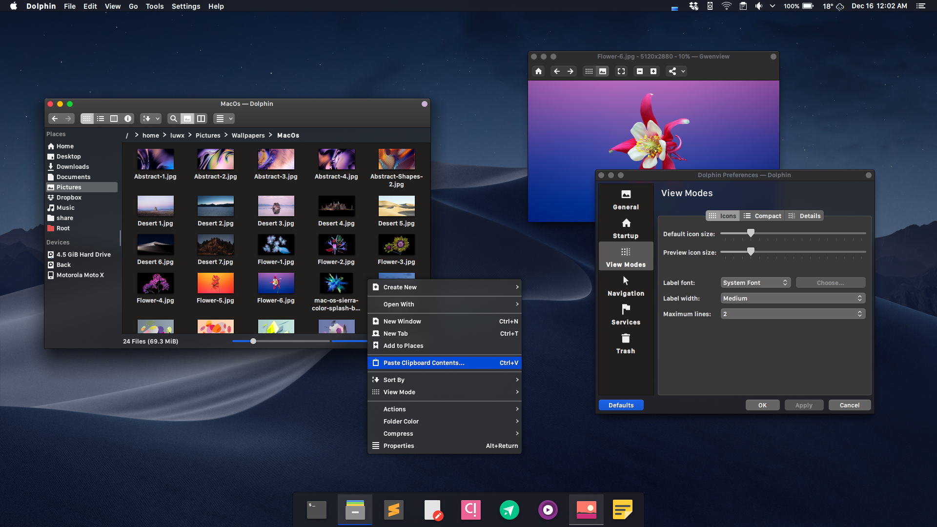 Mojave Dark - KDE Store