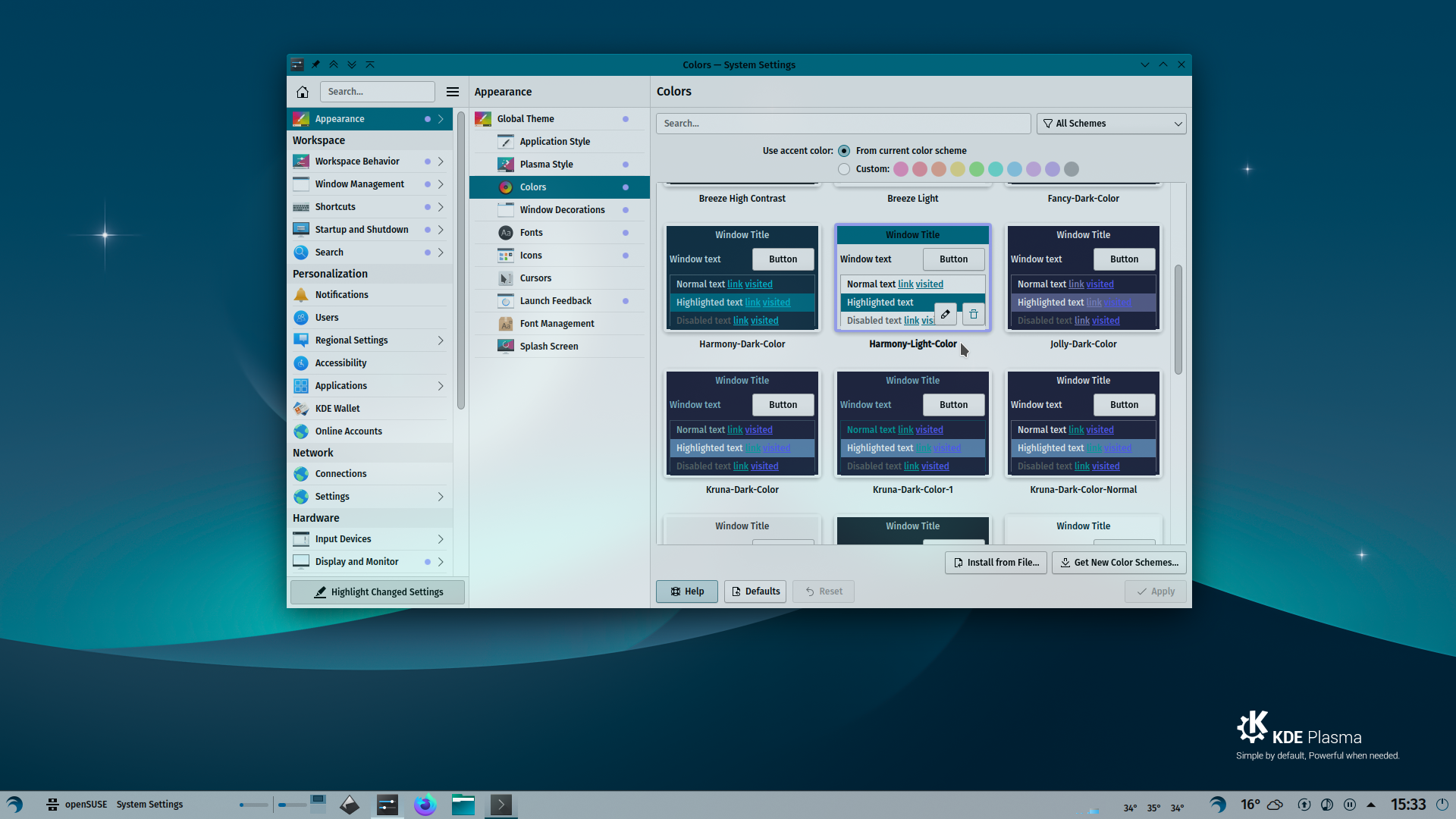 Harmony-Light-Color - KDE Store