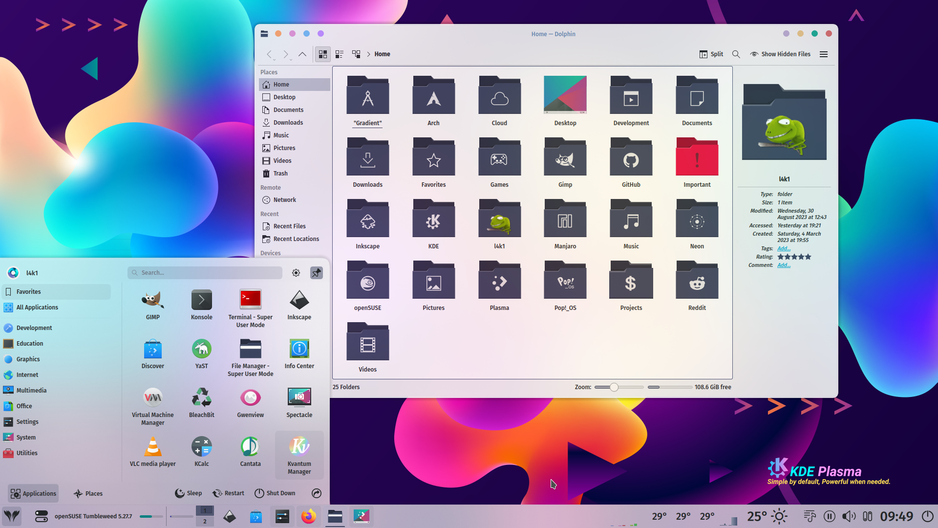 Breeze Chameleon Light - KDE Store