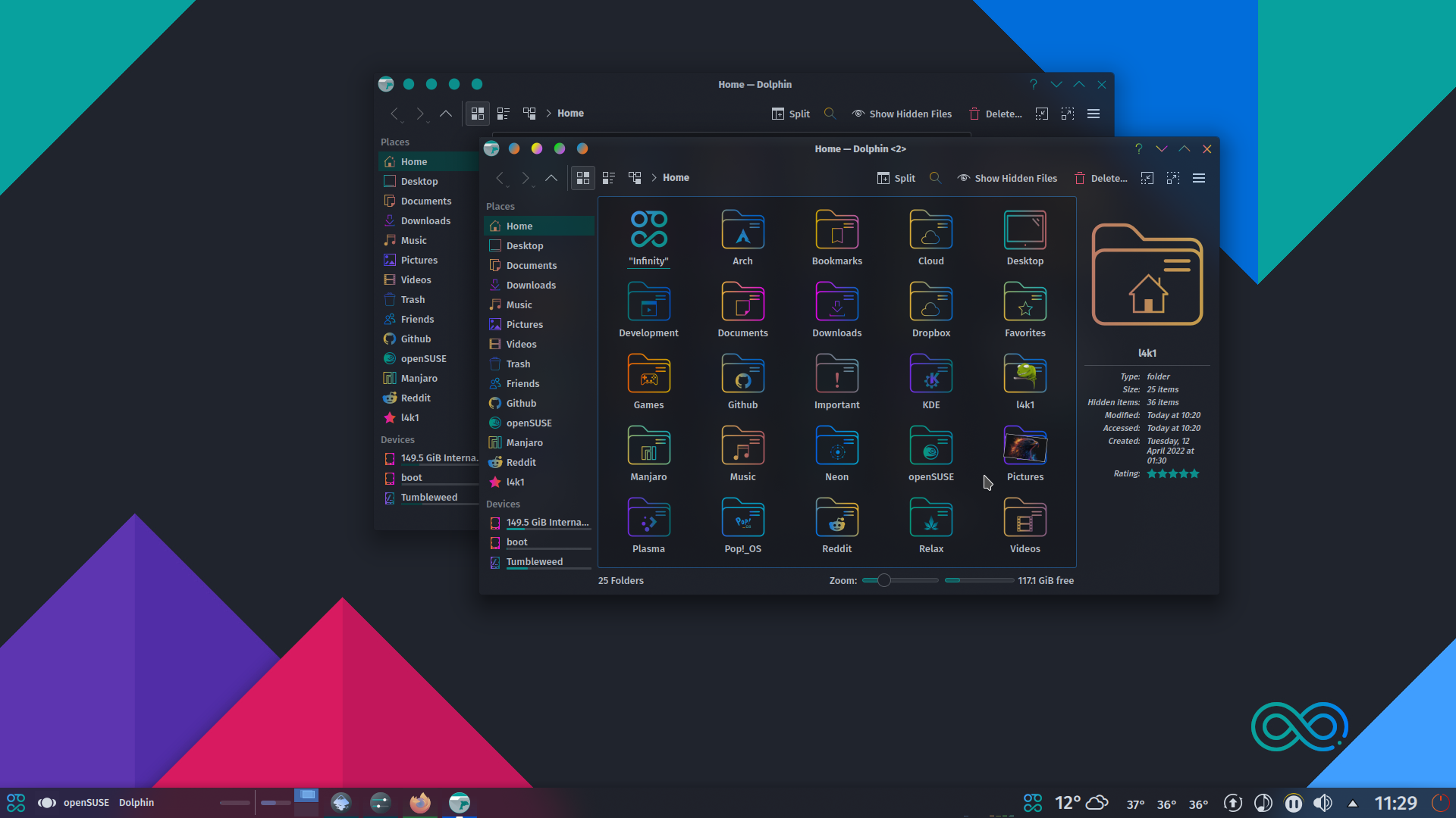 Infinity-Solid-Aurorae - KDE Store