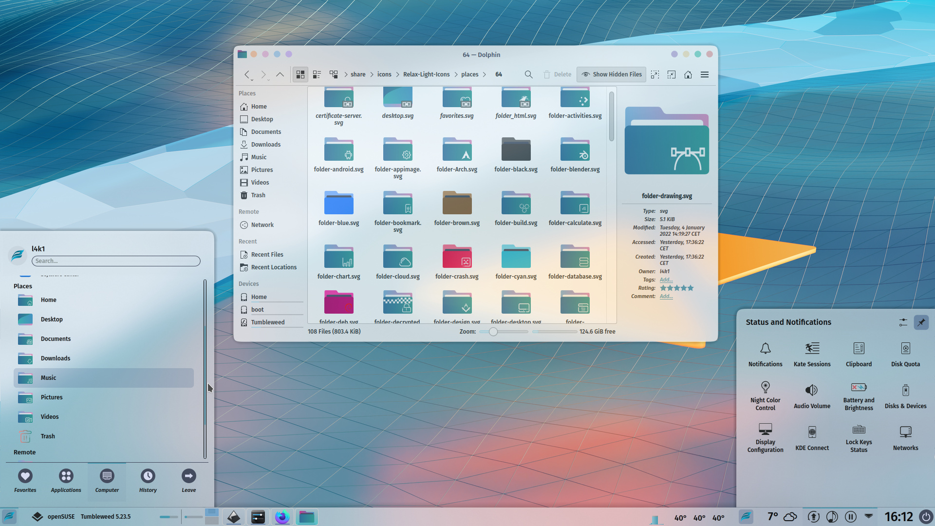 Relax-Light-Icons - KDE Store